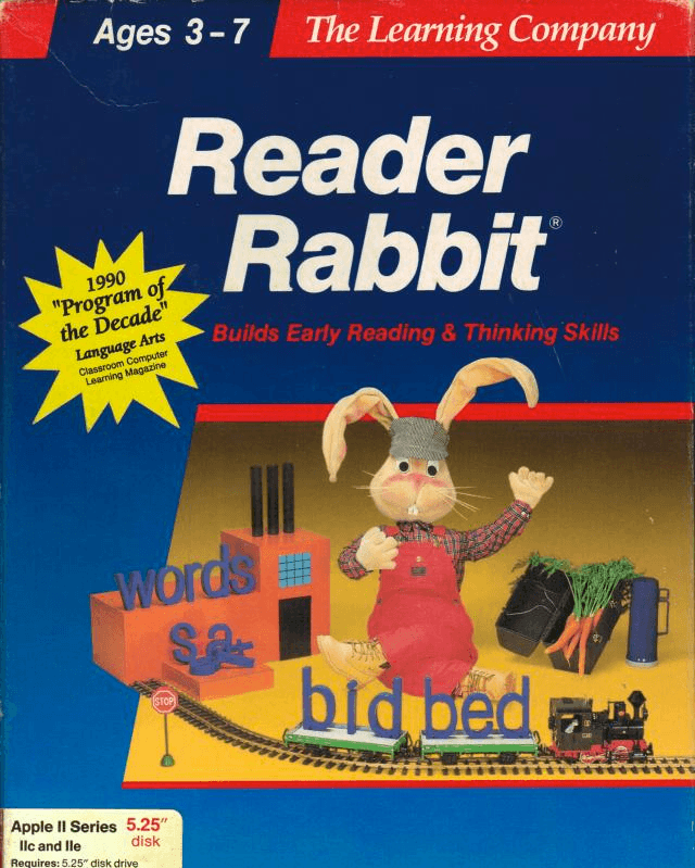 Classic Reader Rabbit for the Apple IIc | Gamester 81
