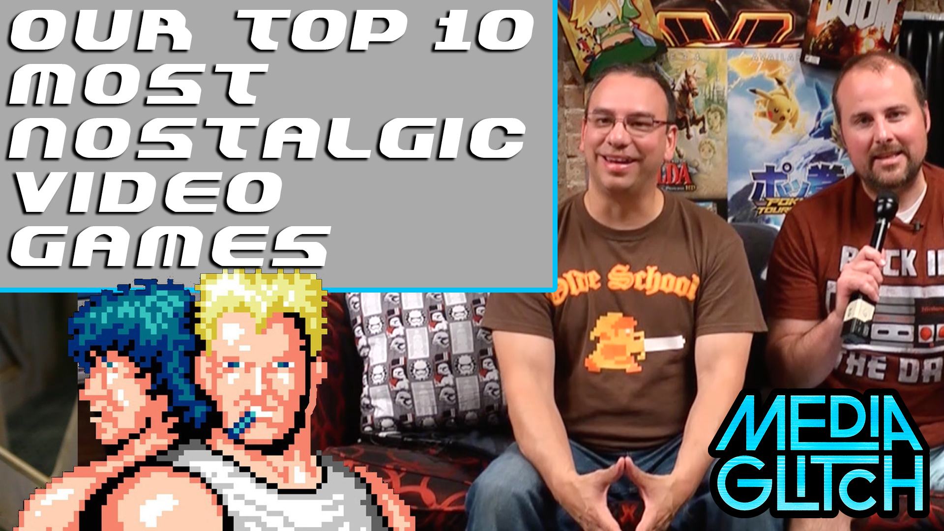 Our TOP 10 most NOSTALGIC video games with Jimmy from lots of games ...